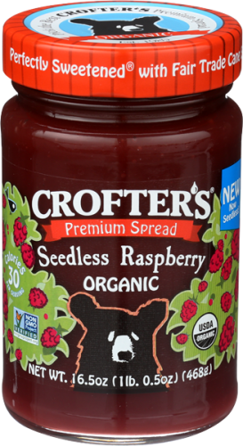 Crofters Premium Spread Organic Seedless Raspberry-16.5 Oz