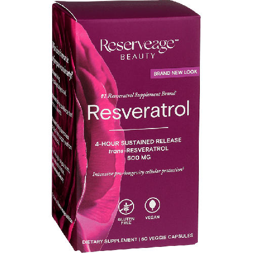 Reserveage Resveratrol--60 Capsules-500 MG