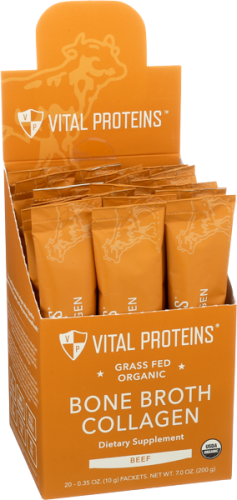 Vital Proteins Organic Bone Broth Collagen Beef Stick Pack--20.00 ...