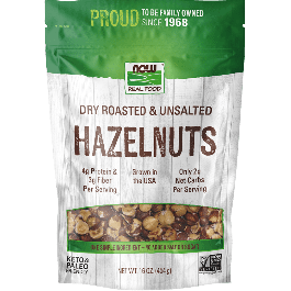 Dry Roasted Unsalted Hazelnuts
